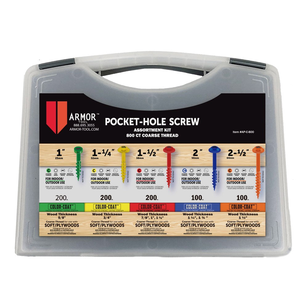 Pocket-Hole Screw Project Kits – Sie schaffen, was am wichtigsten ist ...